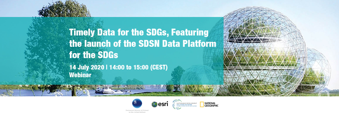 Webinar | Timely Data for the SDGs, Featuring the launch of the SDSN ...