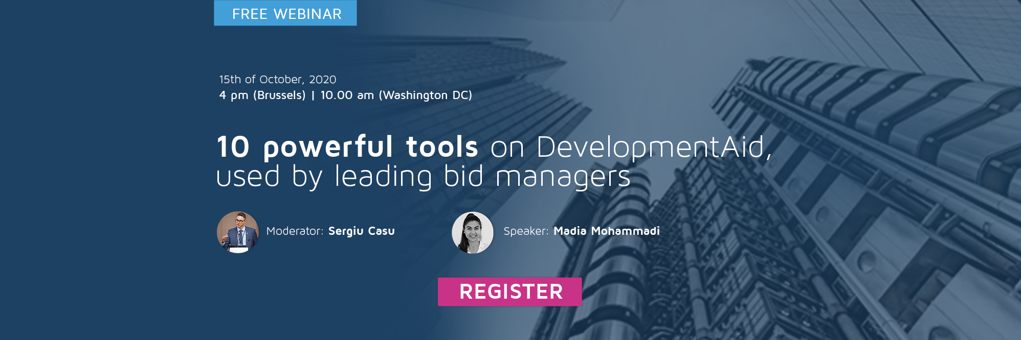 Webinar | 10 Powerful Tools on DevelopmentAid Used by the Leading Bid Managers DevelopmentAid