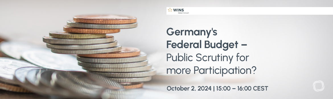 Germany's Federal Budget – Public Scrutiny for more Participation ...